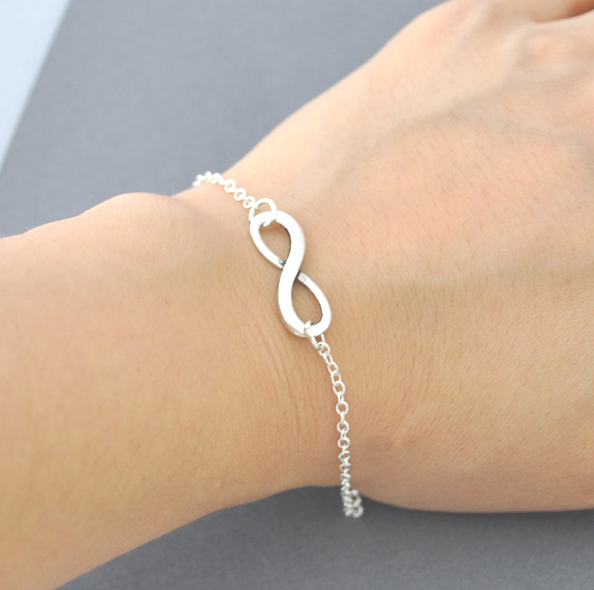 Silver Infinity Necklace, Everyday Necklace, Infinity Jewelry ...